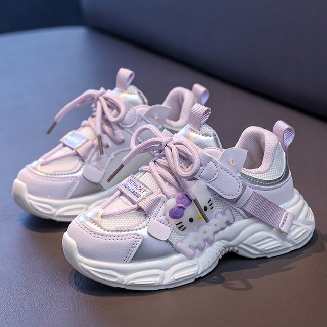 KT cat girls shoes 2025 spring new children's mesh breathable sports ...