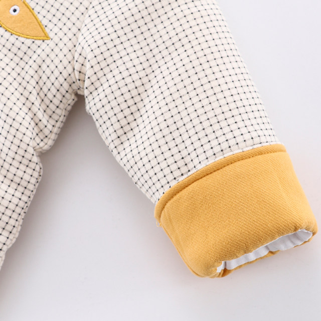 Trumpet children plus cotton thickened strap pants sleeve boys cotton ...