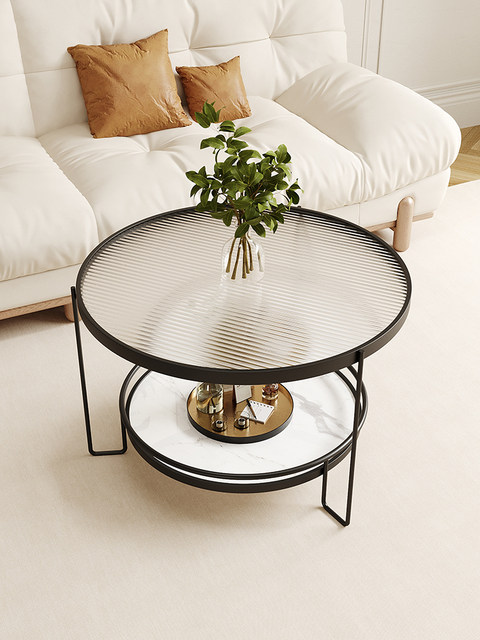 Changhong tempered glass coffee table small apartment living room ...
