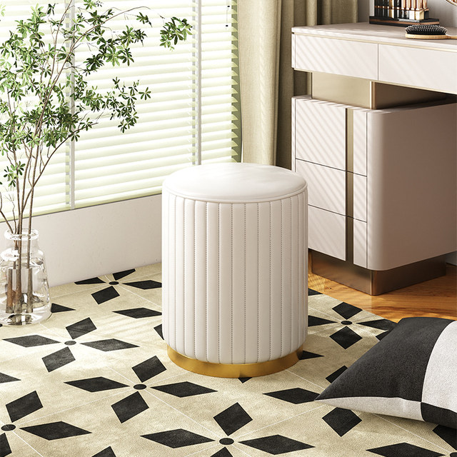 Light luxury dressing stool in Nordic bedroom modern minimalist girl ...