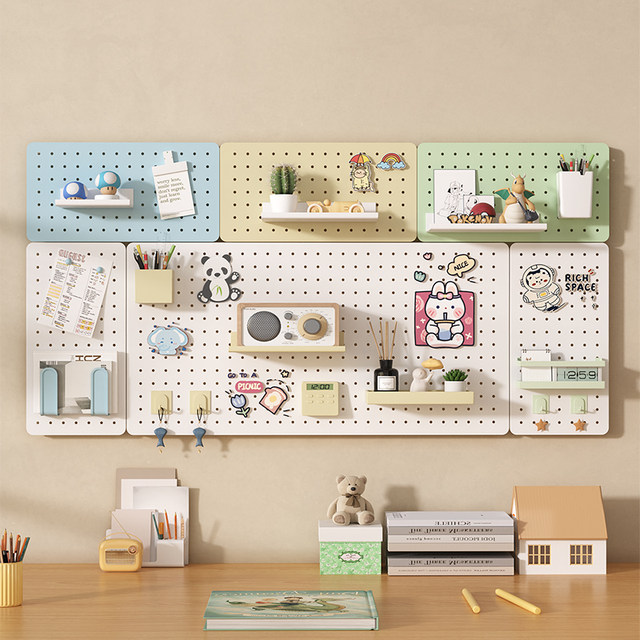 Perforated board wall wall rack accessories display rack computer desk ...