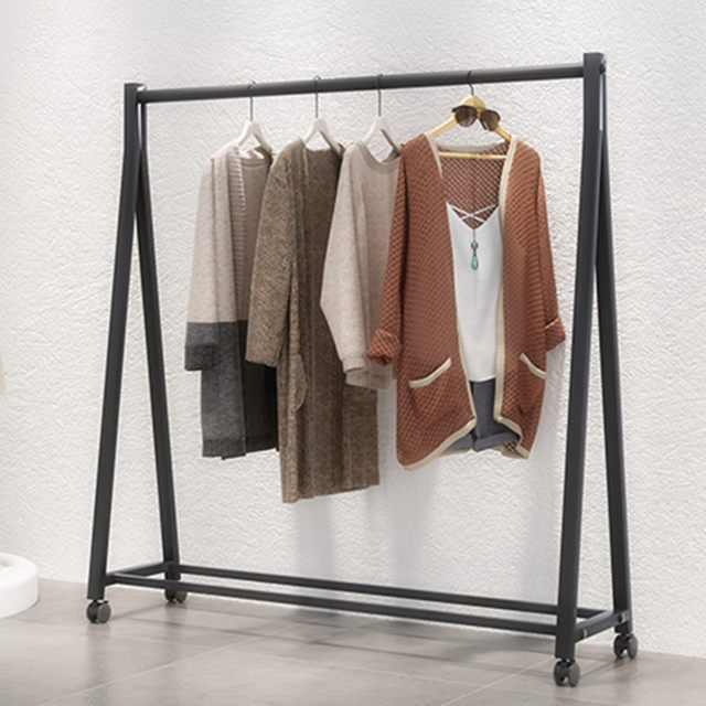 Iron clothing rack clothing store hanger display rack floor-standing ...