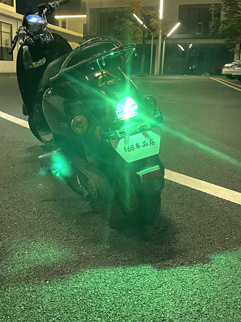 Motorcycle brake lights flashing colorful tail lights 12v electric ...