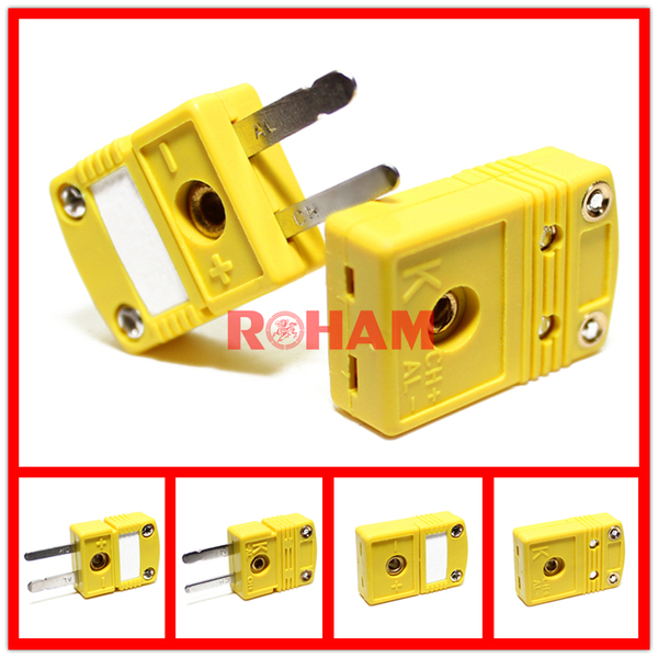K type thermocouple plug connector smpw male and female | Rh Connectors ...