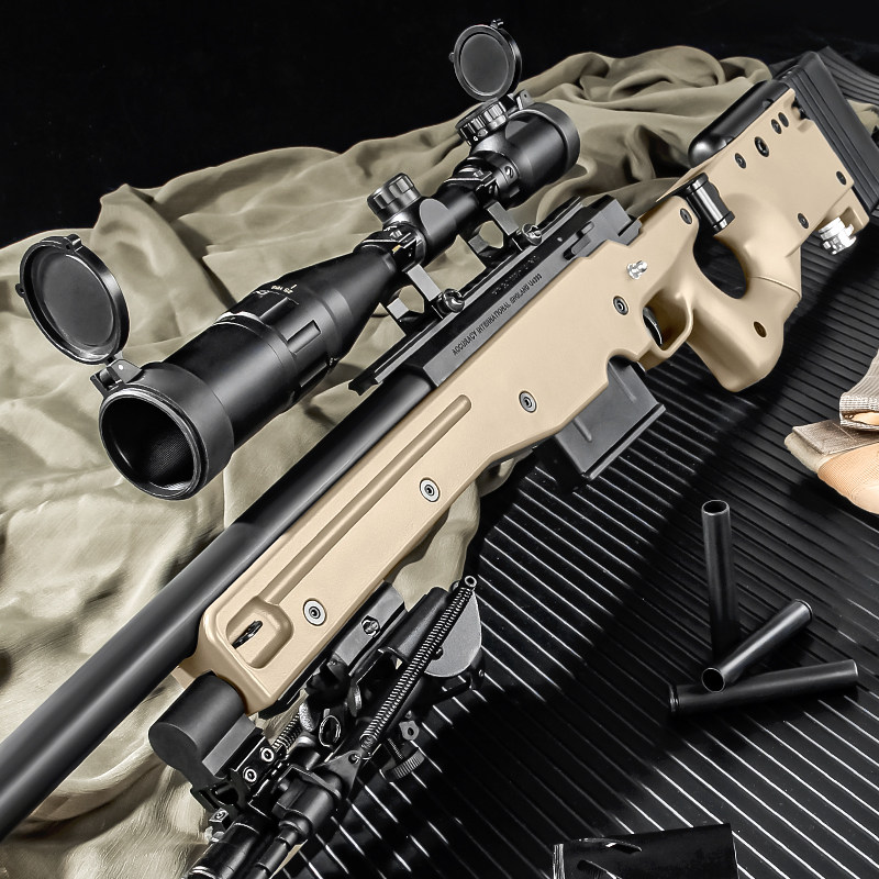 Arma de brinquedo modelo jieying awm sniper gun