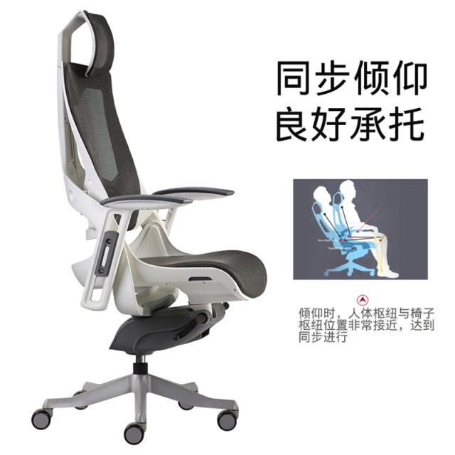 Imported ergonomic chair net chairs Lift and surrender boss seat office ...