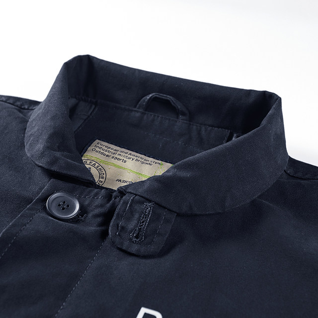 Spring and Autumn Men's Fashion Large Size Loose Jacket Lapel Coat ...