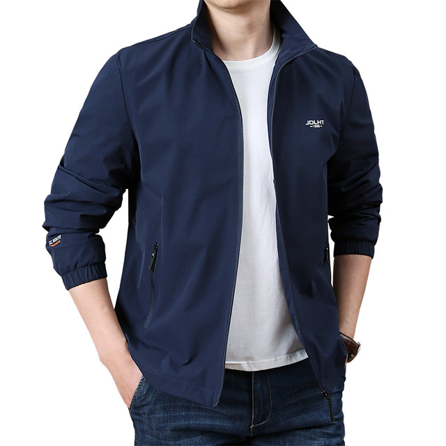 Quick-drying stretch fashion jacket men's assault jacket 2024 autumn ...