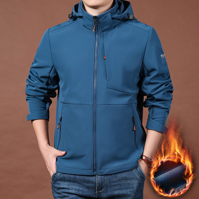 Jacket shake fleece jacket Waterproof outdoor sports soft shell tomato ...