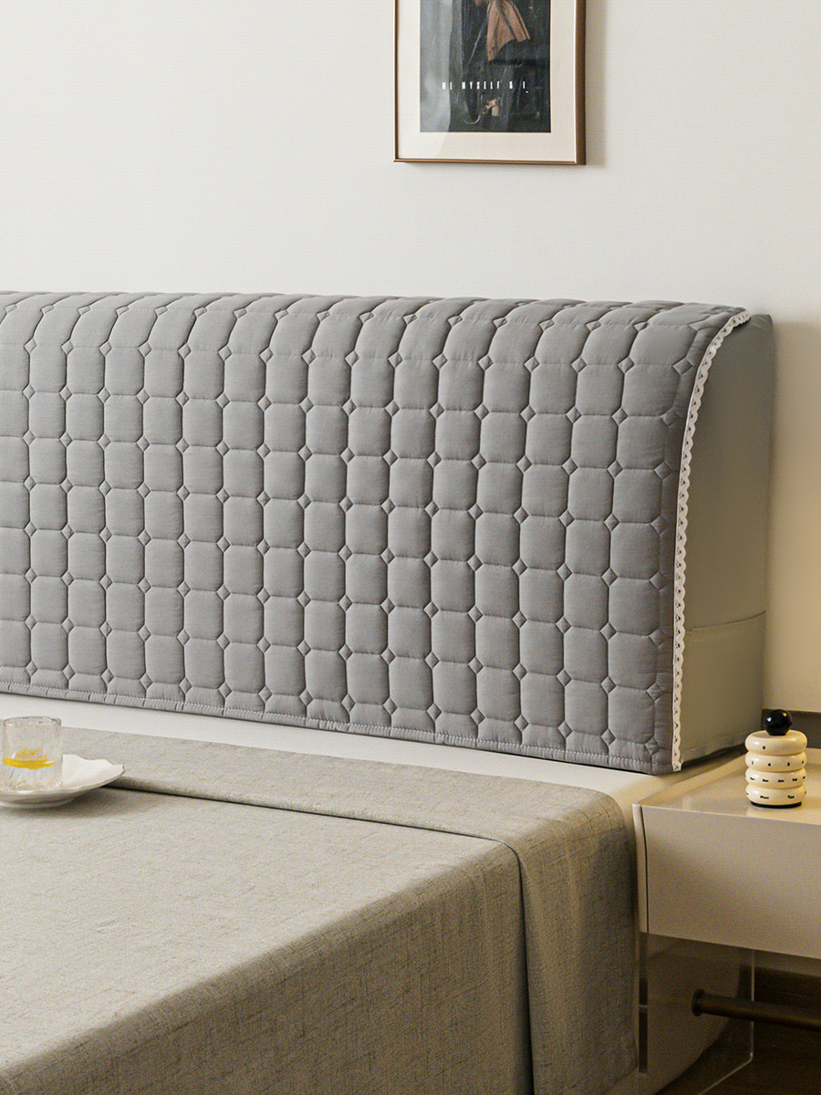 Osuman Cotton Bedside Backrest Cover - Universal Fit