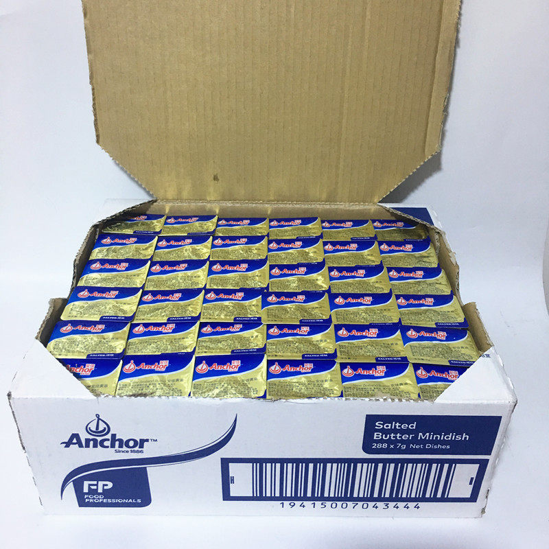 Granulés de Beurre Salé Anchor 7g x 288 - Importation de Nouvelle-Zélande