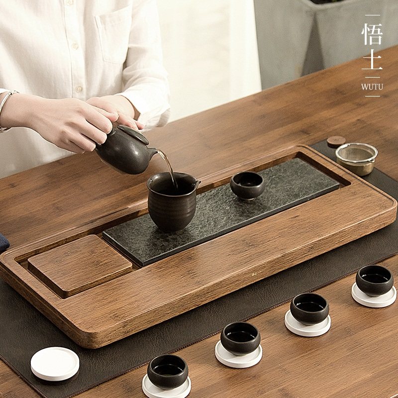 Wujin Stone small tea tray household light luxury modern minimalist ...