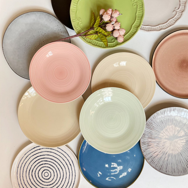 Magic point 8 inch personalized ceramic tableware plate home plate dish ...