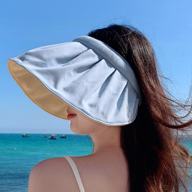 Sun hat women's summer anti-ultraviolet shell sun hat empty top sun hat ...