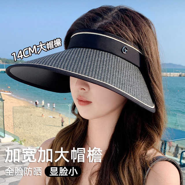 2024 New Face Revealing Small Sun Hat Summer Sun Protection Hat Women's ...