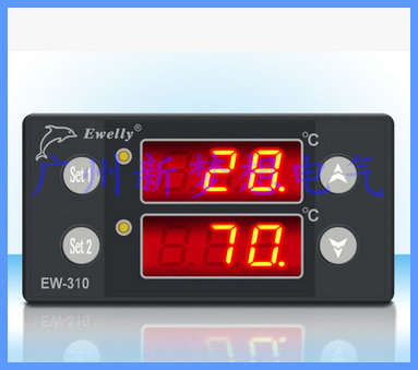 Ewelly Ew-310 Dual-Channel Temperature Control Digital Temperature Controller with Alarm Output ...