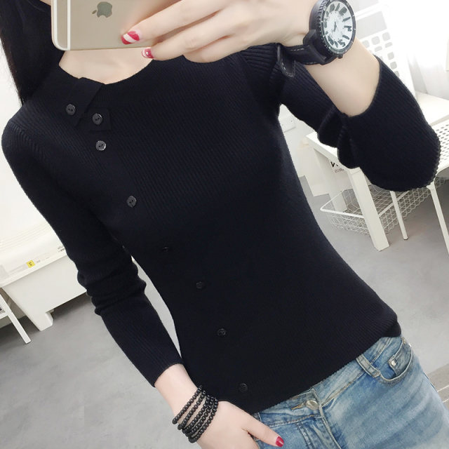 Slim bottoming shirt women's spring and autumn inner sweater 2023 new ...