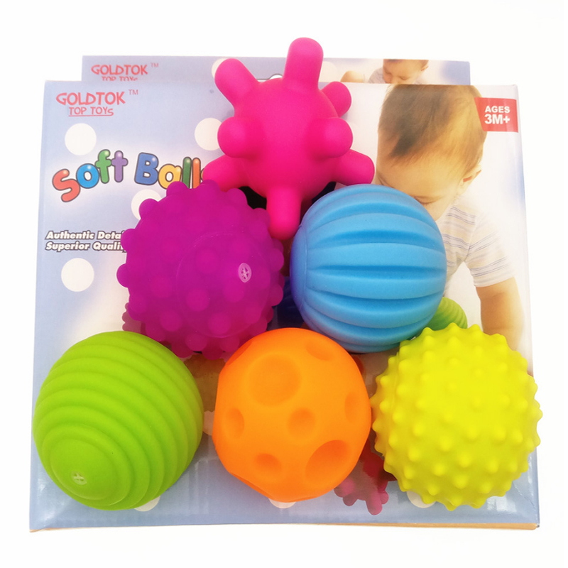 Infant & Toddler Soft Sensory Balls - Colorful Pinch & Grab Toys for Bath & Play