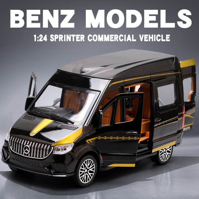 Mercedes-Benz Sprinter RV alloy car simulation model business van car ...