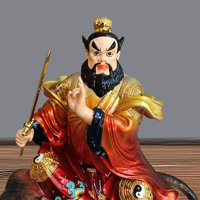 Resin riding tiger Zhang Tianshi Longhushan Zhengyi real person Zhang ...