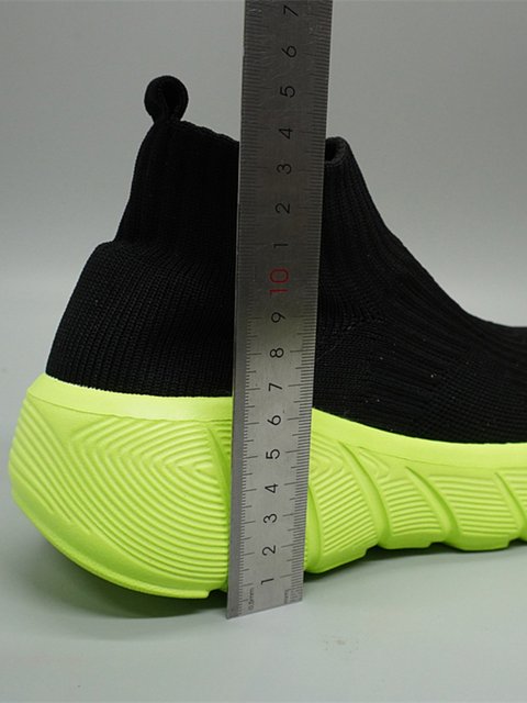 High-rise thick sole stomp feel comfortable to step on the shit, medium ...