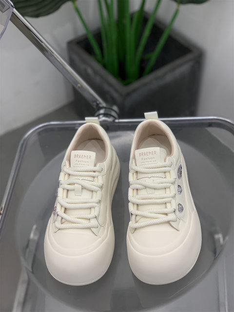 Genuine leather and cute bread shoes for women in spring 2025 versatile ...