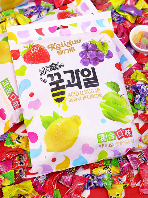 Keliguo Viagra Juice Acid Q Sugar Glutin QQ Sugar Fruit Sour Sand ...
