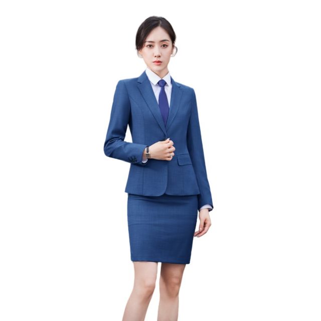 BYD Dynasty Network's new work clothes haze blue suit business shirts ...