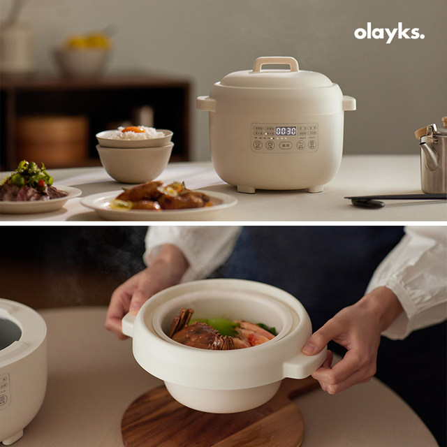 olayks instant mini rice cooker 1 to 2 people household small rice ...