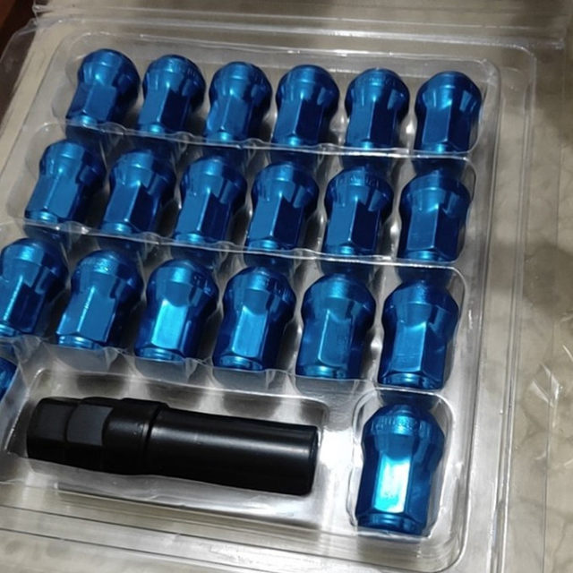 Car modified tire nut hub nut wheel hub modified nut outer heptagonal ...