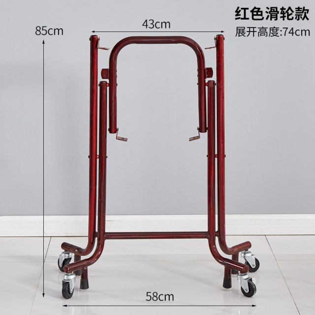 Folding table stand bracket, square and round frame, stainless steel ...