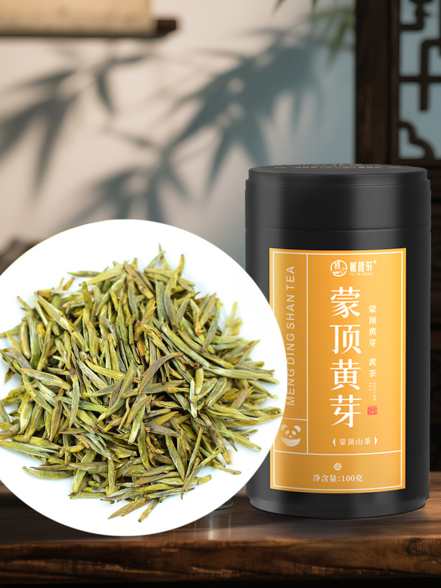 Fu Yaxuan Mengding Yellow Bud Tea - 100g Special Grade Spring Tea