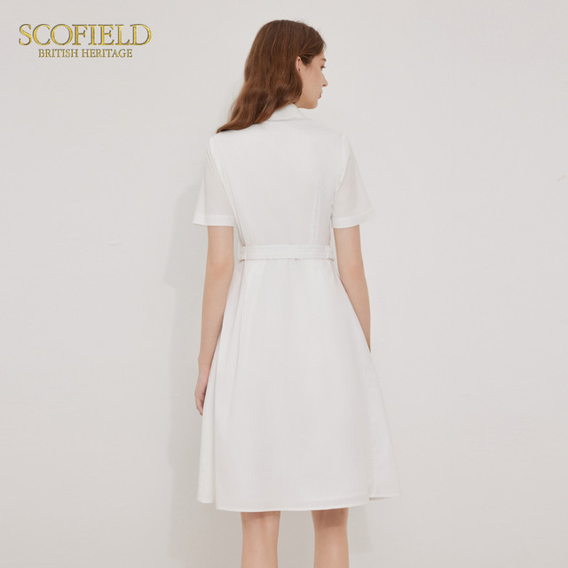 Scofield French Elegant Commuting Waist, Light and Skilled White Shirt ...