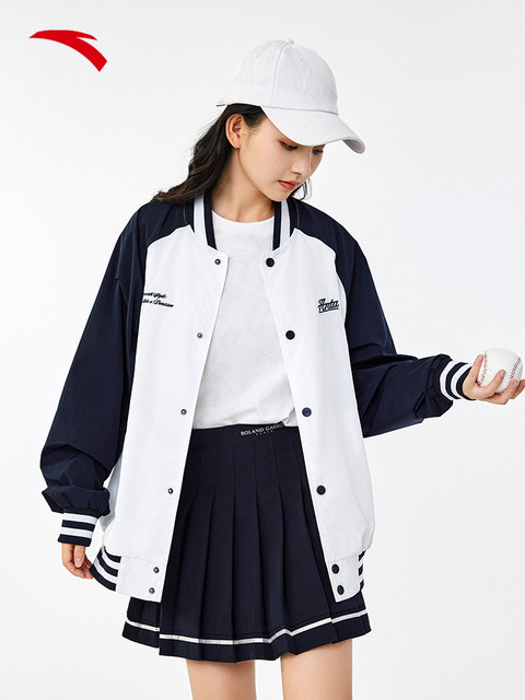 Anta baseball jacket men and women same style spring new fashion ...