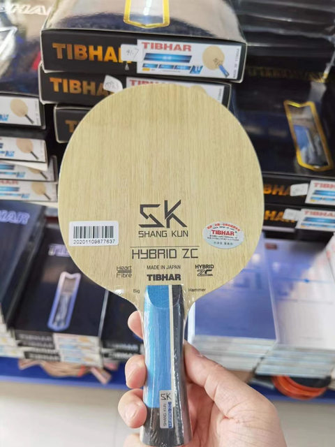 TIBHAR tall and straight table tennis racket Shang Kun special carbon ...