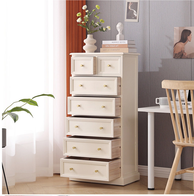 American chest of drawers solid wood bedside table retro chest of ...