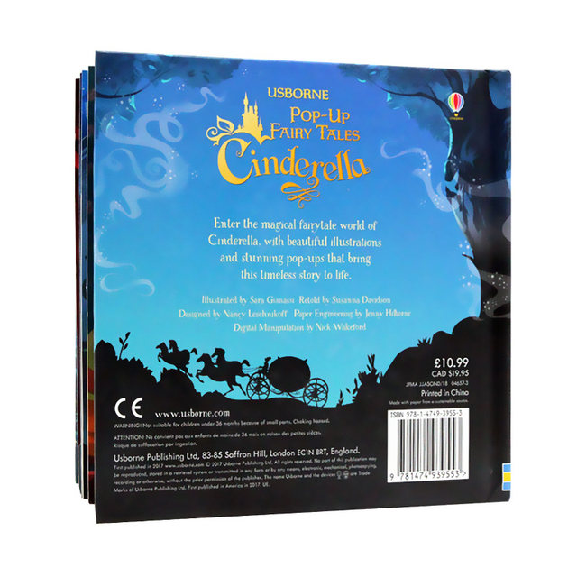 Cinderella's three -dimensional fairy tales English original version of ...