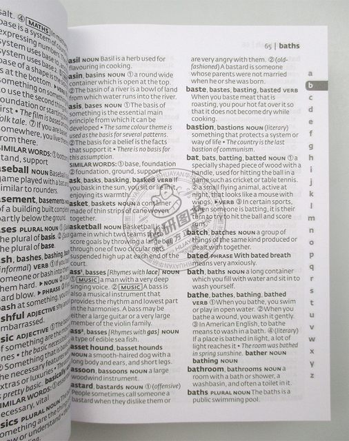 Collins Student English Dictionary Synonym Dictionary English Original ...