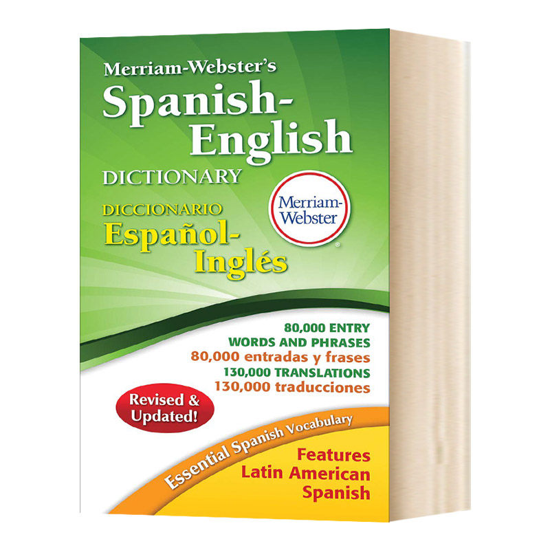 Merriam-Webster Spanish-English Dictionary English Original Version ...