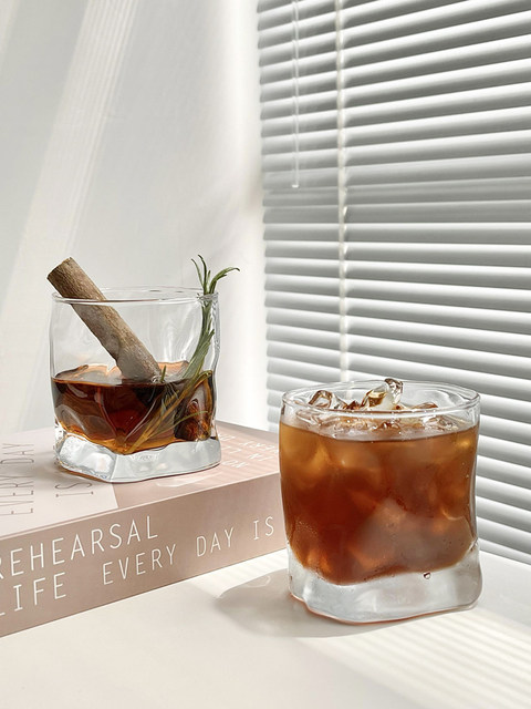 INS Feng Crystal Twitch Cup Irregular Glass Wine glass Fruity Beer ...