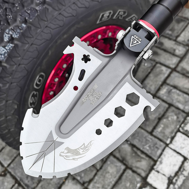Multifunctional outdoor crescent ordnance shovel vehicle-mounted self ...