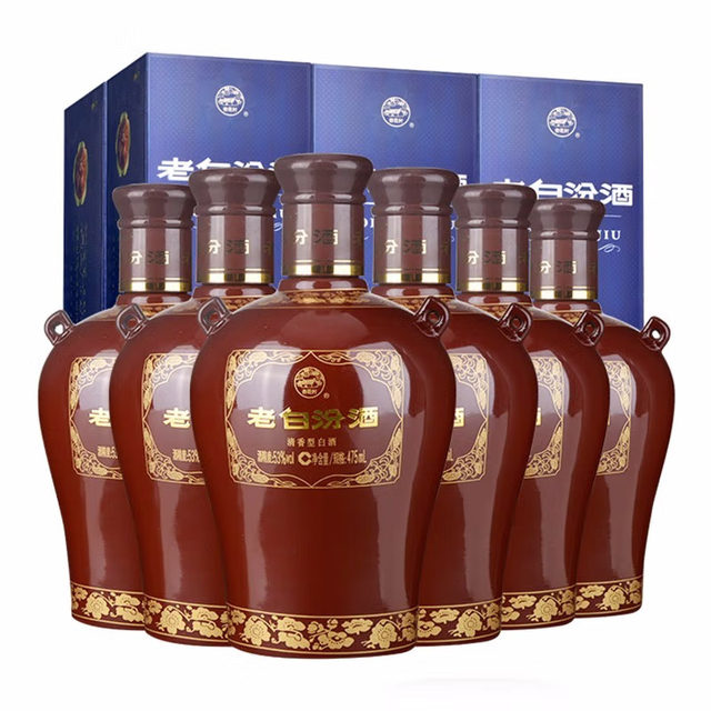Fenjiu 53% sealed altar 15 old white Fenjiu 475mlX6 highly fragrant liquor full box 6 bottles ...
