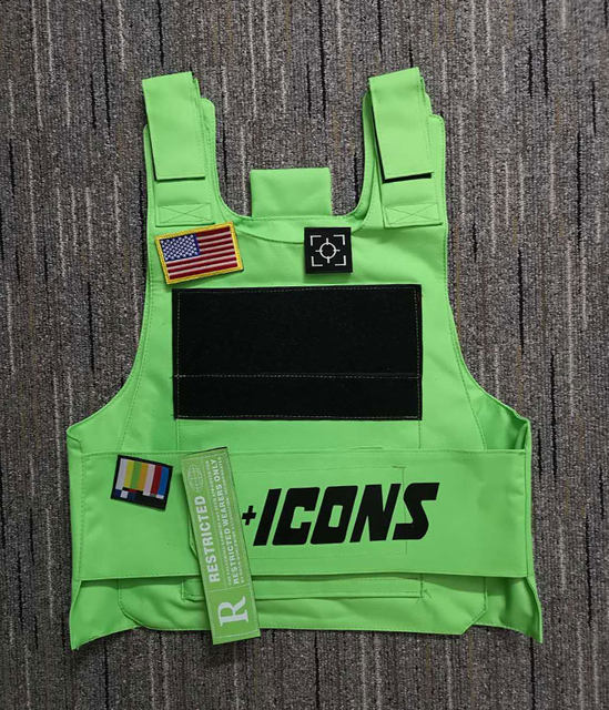Customized 2023 icons MC VEST RAPPER BAR New Tide Cool Night Shop Rap ...