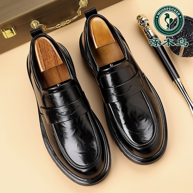 Woodpecker Men's Shoes Casual Leather Shoes Men's Genuine Leather 2024 ...