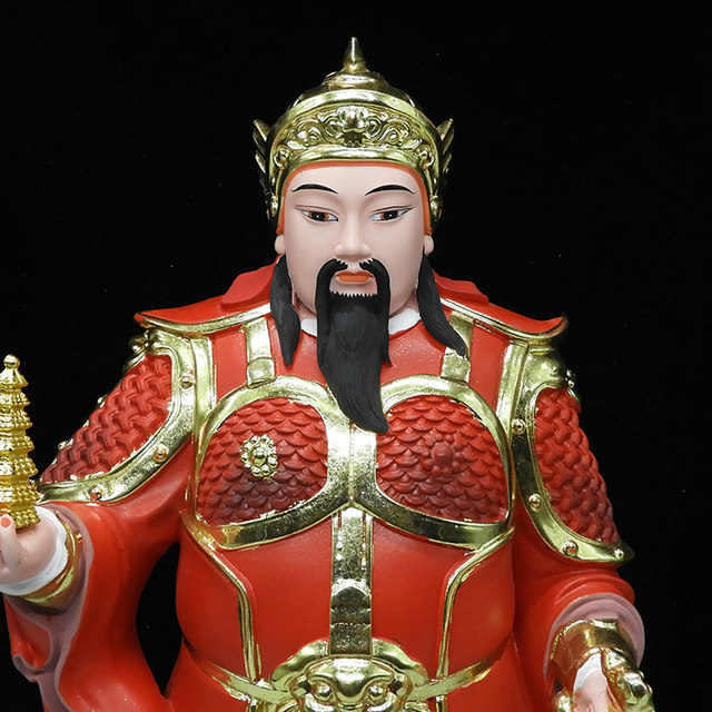 Resin Station Image: 19-inch God of King Tota Li Tianwang 12-inch Resin ...