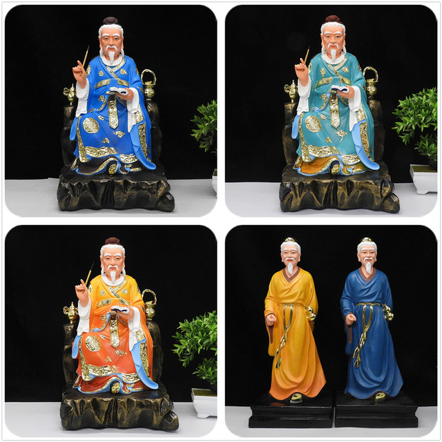 16-inch statue of Medicine King Bodhisattva and Miracle Doctor. 19-inch ...