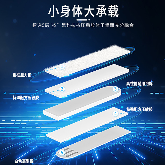 3M magic buckle painting artifact exemption without trace nail sticky ...