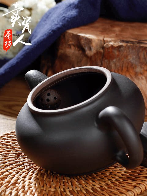 Yixing purple sand pot pure handmade teapot household large Xishi pot ...