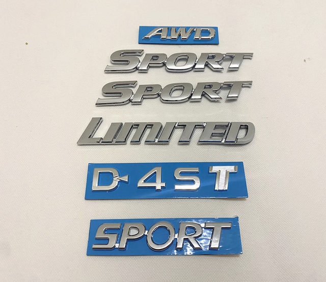 Applicable to Highlander car standard SPORT English letter standard ...