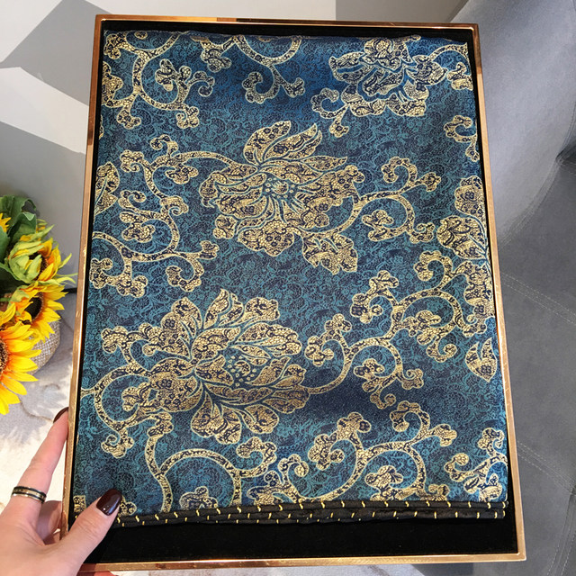 High-end domestic Song brocade wrapped with golden silk and mulberry ...